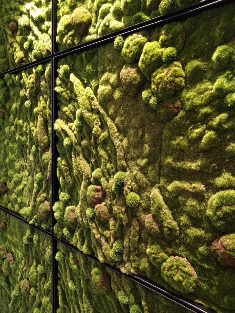 企業（埼玉）苔壁面-MOSSWALL-事例 | 造花・フェイクグリーン プリマ株式会社コーポレートサイト